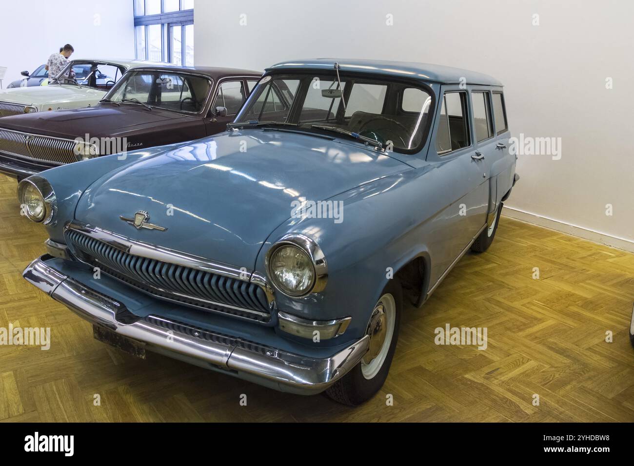 Moscow, Russia, November 10, 2018: Volga GAZ-M22 car (made in 1969) at ...
