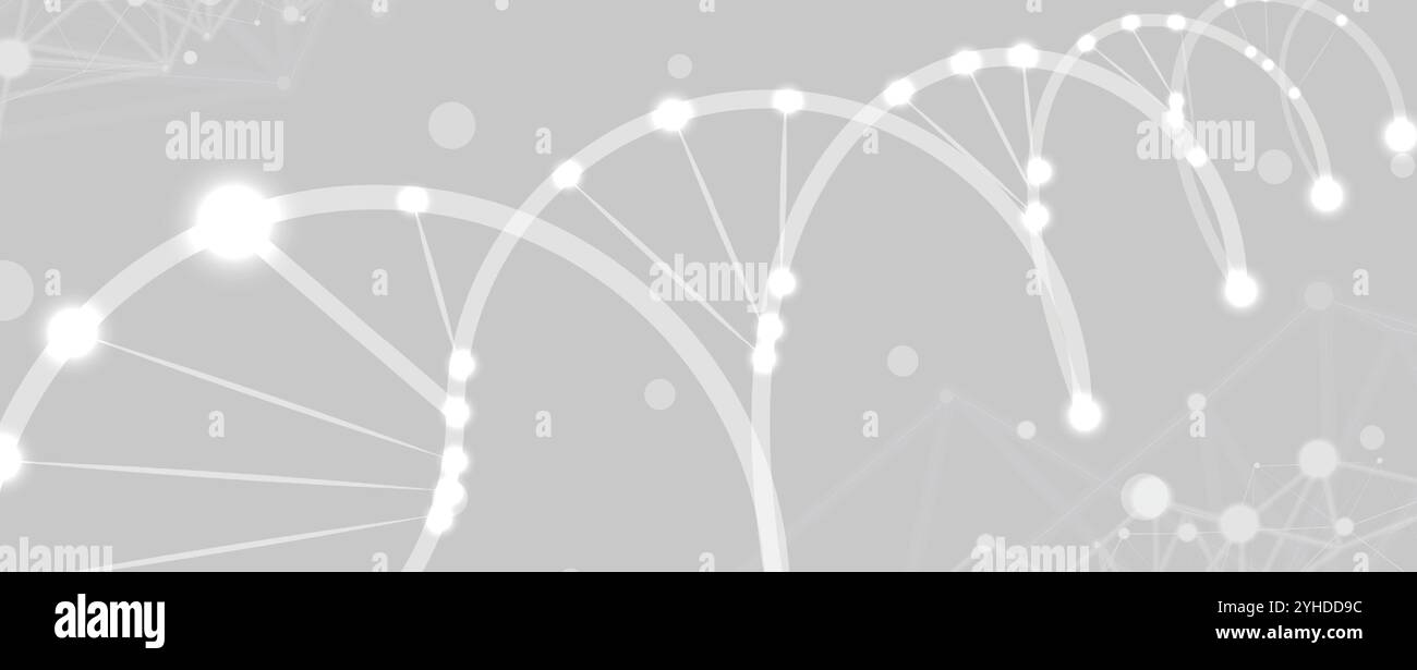 Abstract DNA technology. Science medical concept. Futuristic background ...