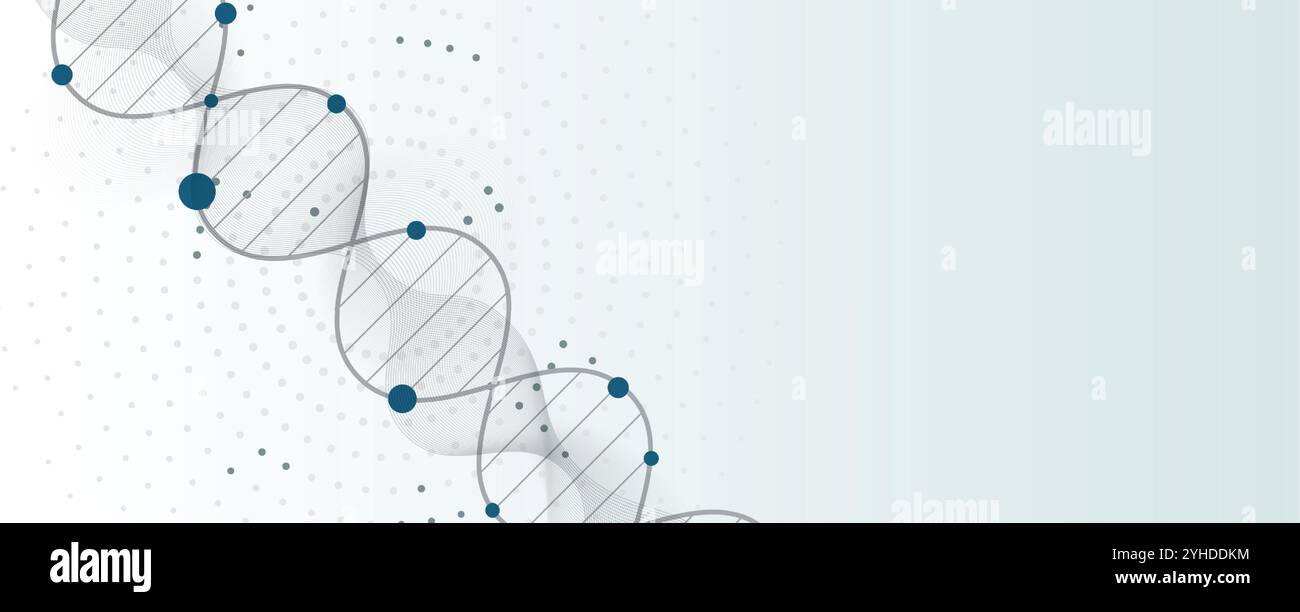 Abstract DNA technology. Science medical concept. Futuristic background ...