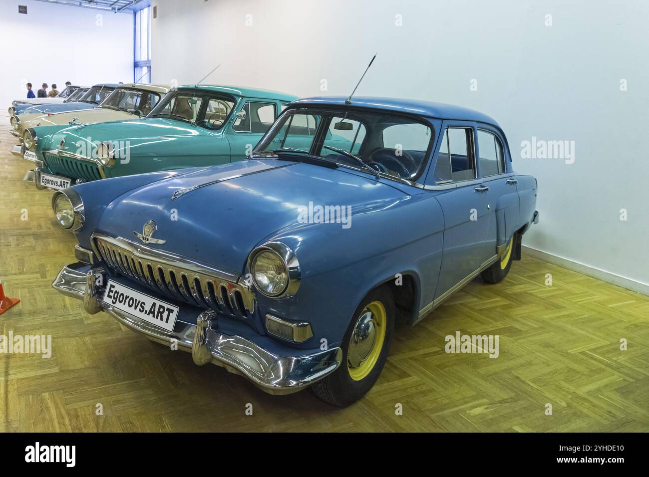 Moscow, Russia, November 10, 2018: Volga GAZ M-21 car (made in 1959) at ...