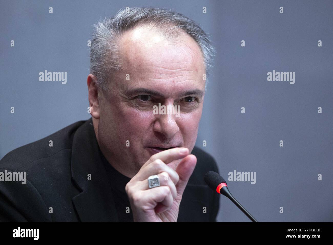 **NO LIBRI** Italy, Rome, Vatican, 2024/11/11 Cardinal Mauro Gambetti ...