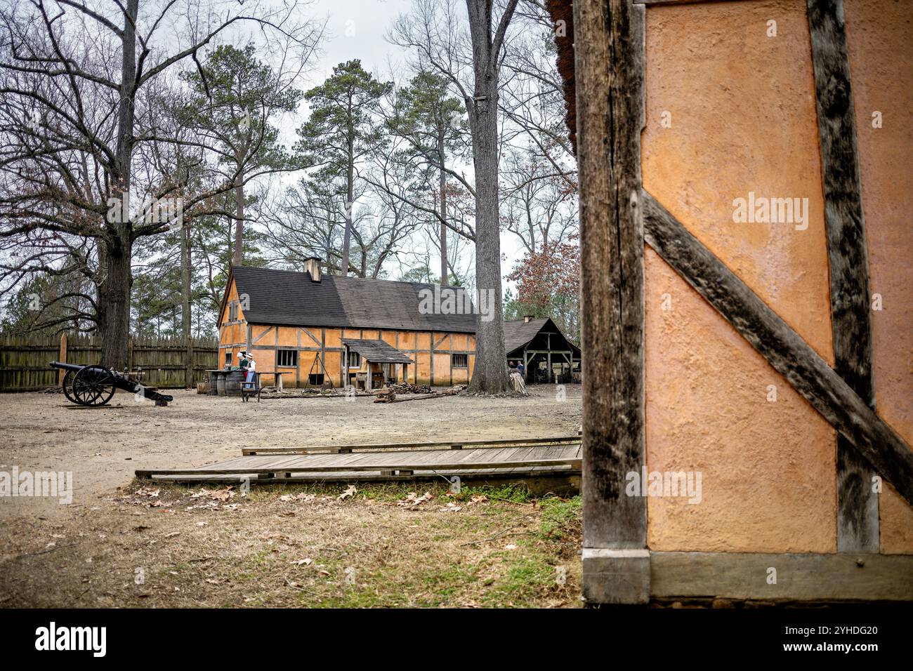 JAMESTOWN, Virginia — The recreated James Fort at Jamestown Settlement ...