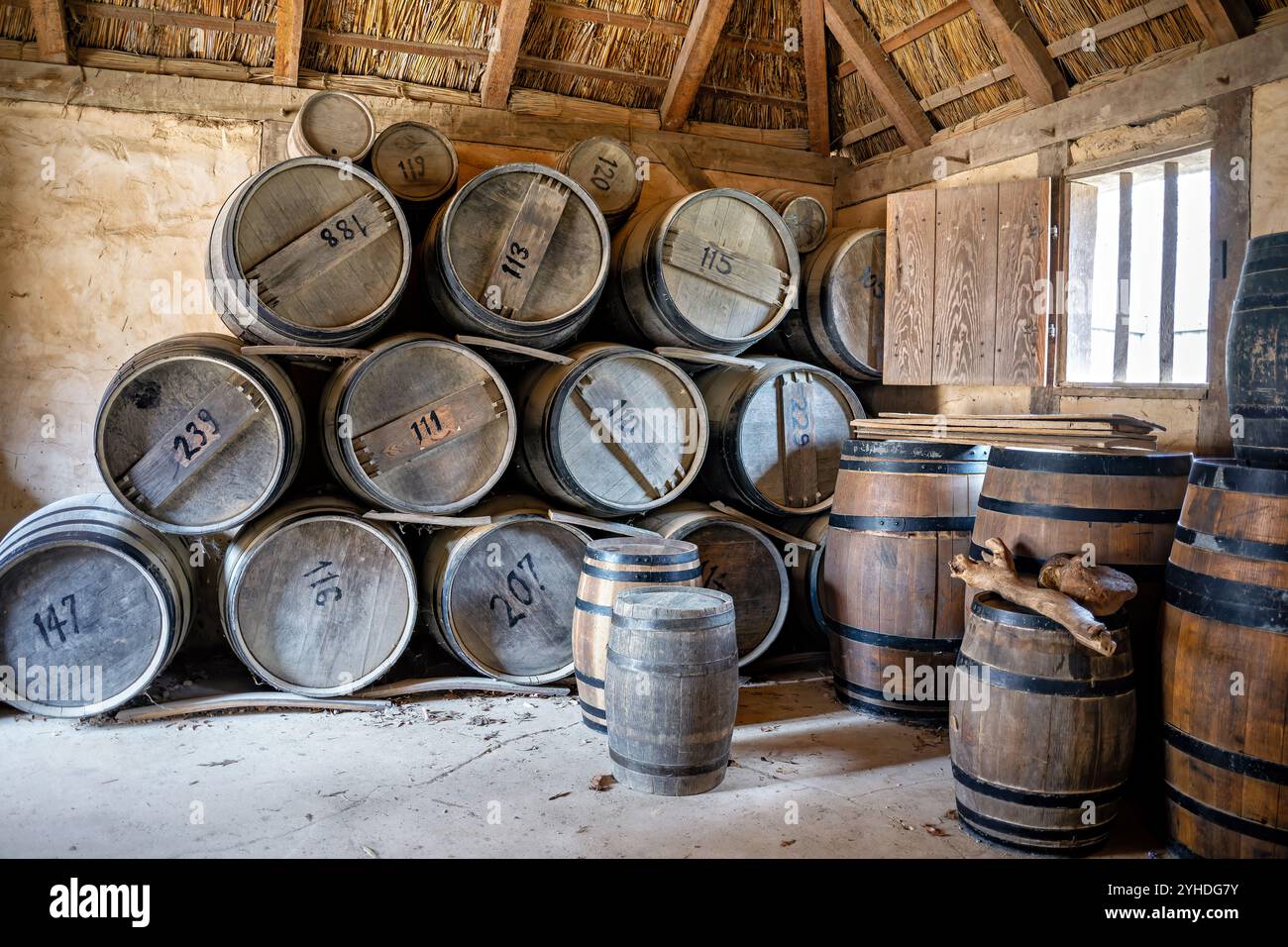 JAMESTOWN, Virginia — A reconstructed storage building at Jamestown ...
