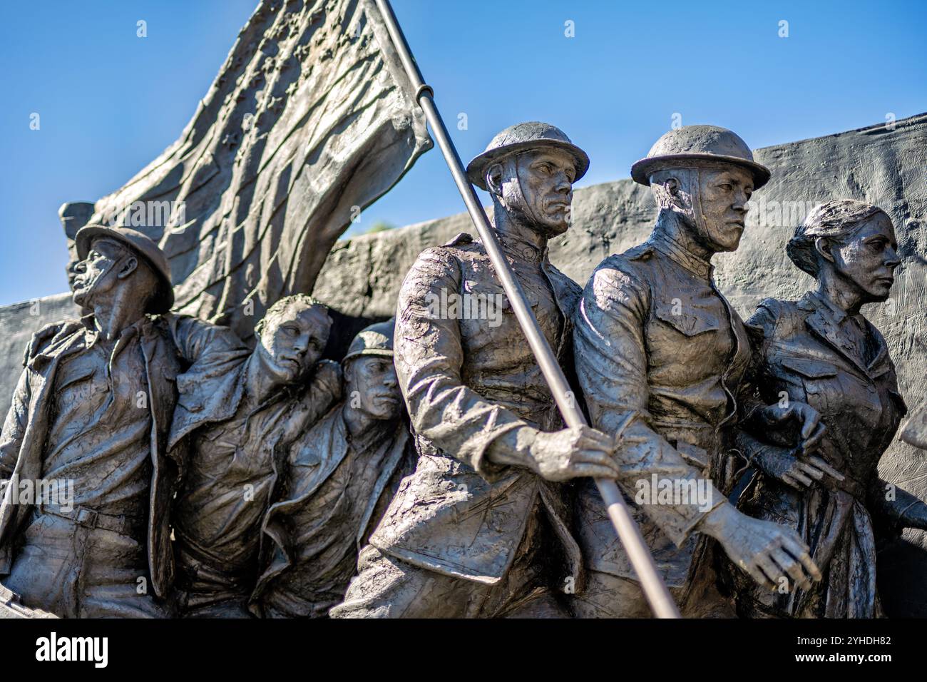 WASHINGTON DC, United States — The sculptural relief panel at the ...