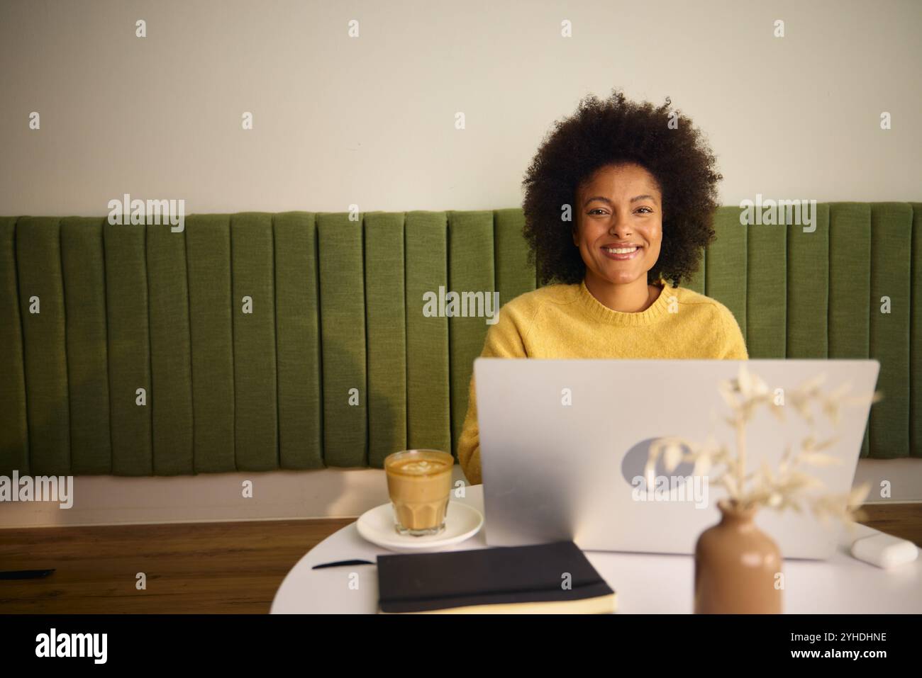 African american student typing essay hi-res stock photography and ...