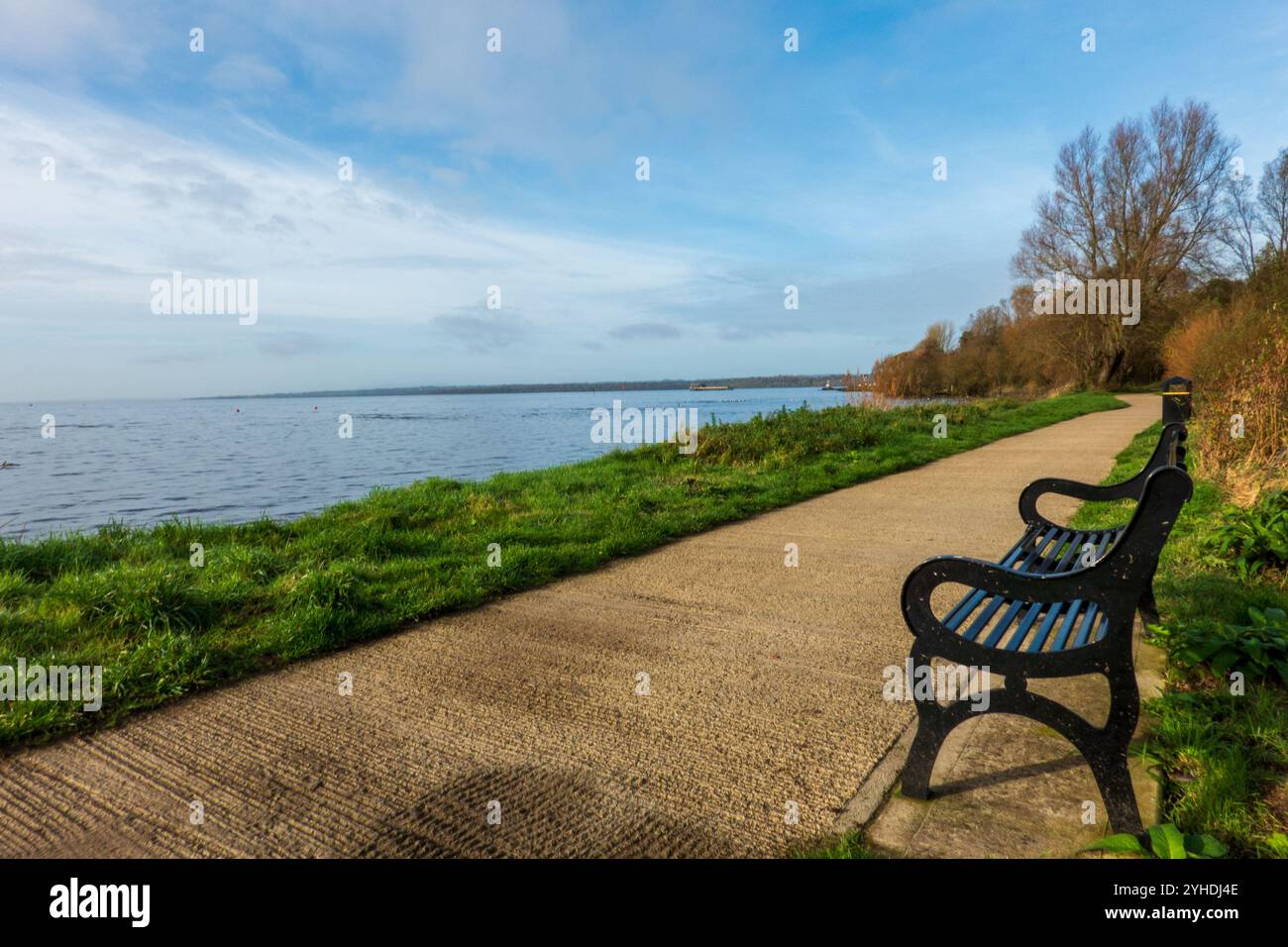 Lough Neagh, Antrim, Path Stock Photo - Alamy