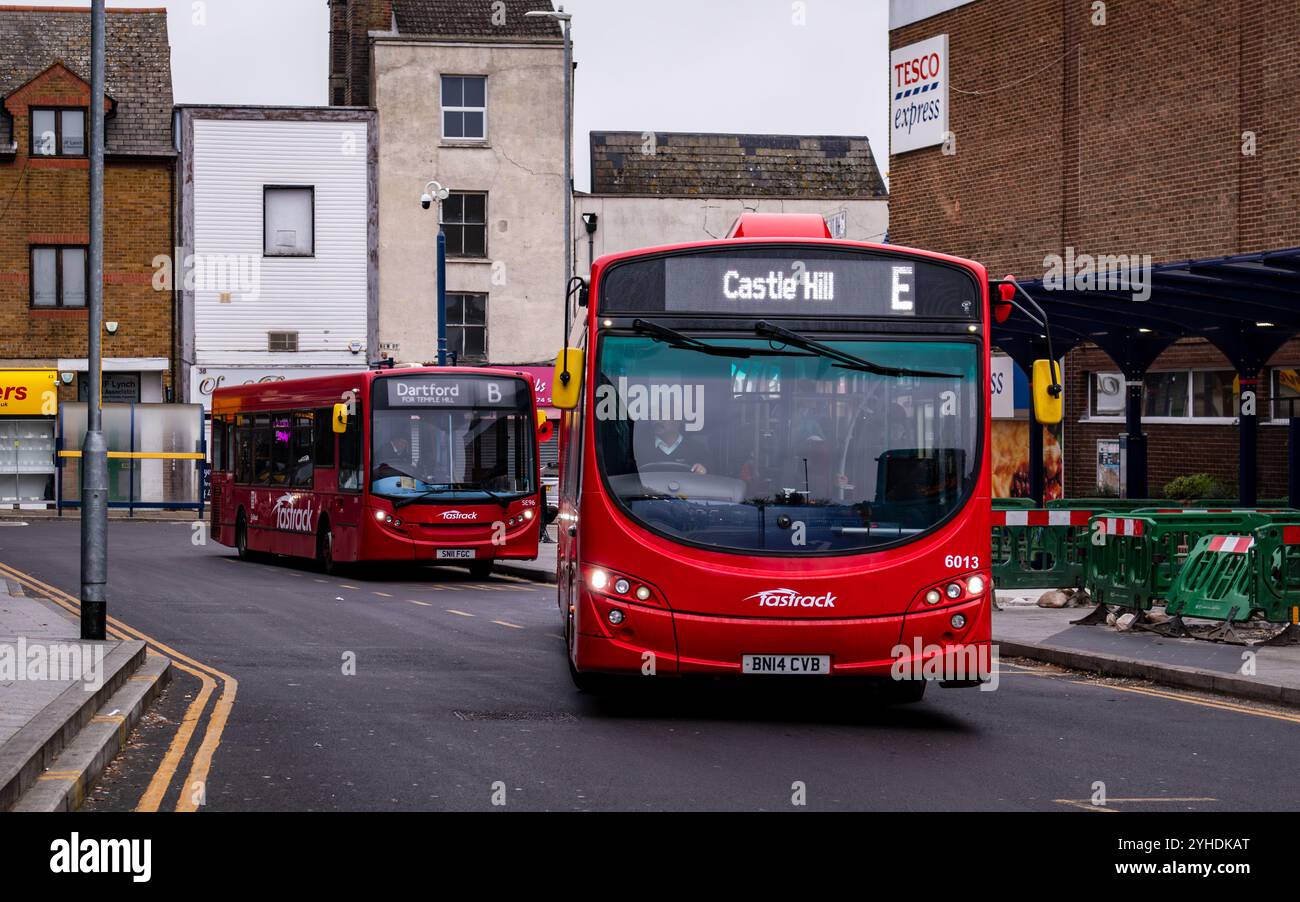 Bus - Gravesend Bus Hub - BN14 CVB & SN11 FGC - Fastrack (operated by ...