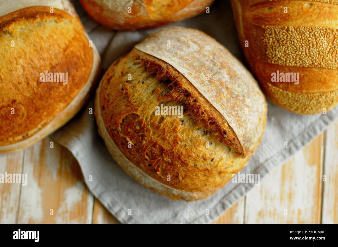 Photo of handmade bread Stock Photo - Alamy