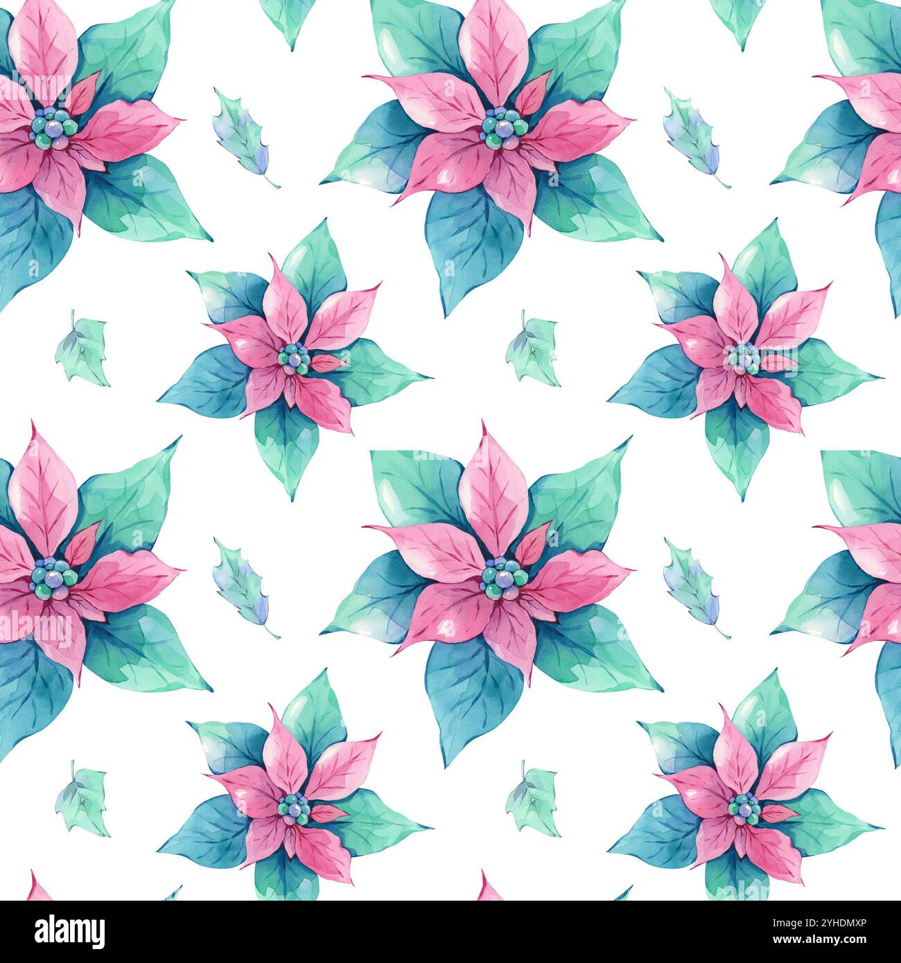 Holly pattern Cut Out Stock Images & Pictures - Alamy