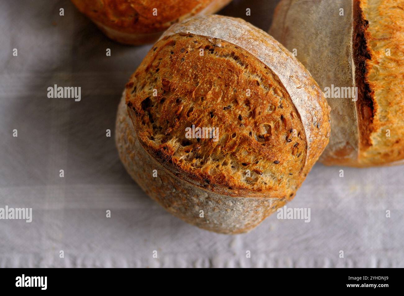 One home baked loaf of sourdough bread Stock Photo - Alamy