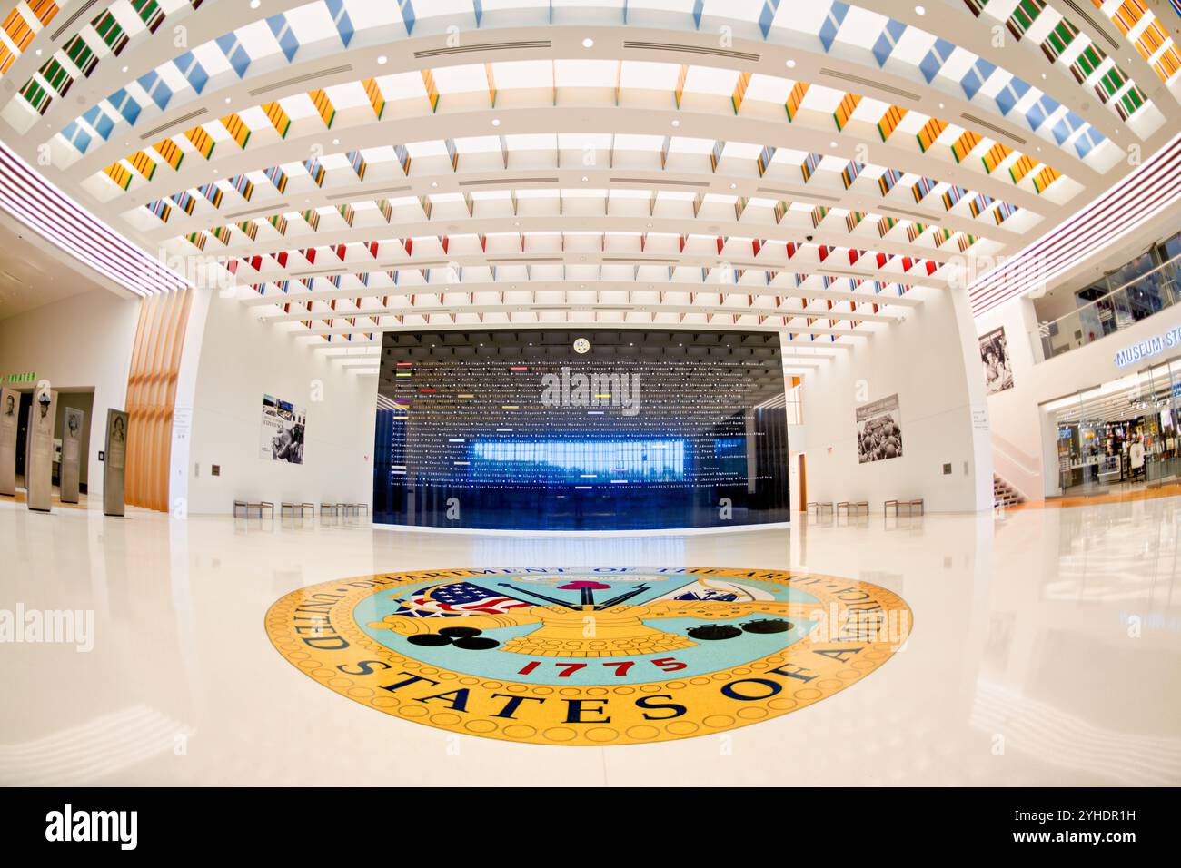 FORT BELVOIR, Virginia — The main lobby of the National Museum of the ...