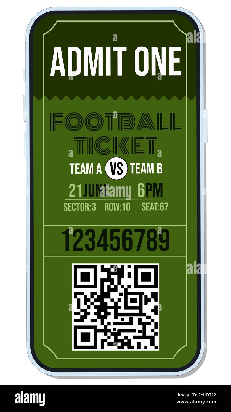 Sport event ticket Cut Out Stock Images & Pictures - Alamy