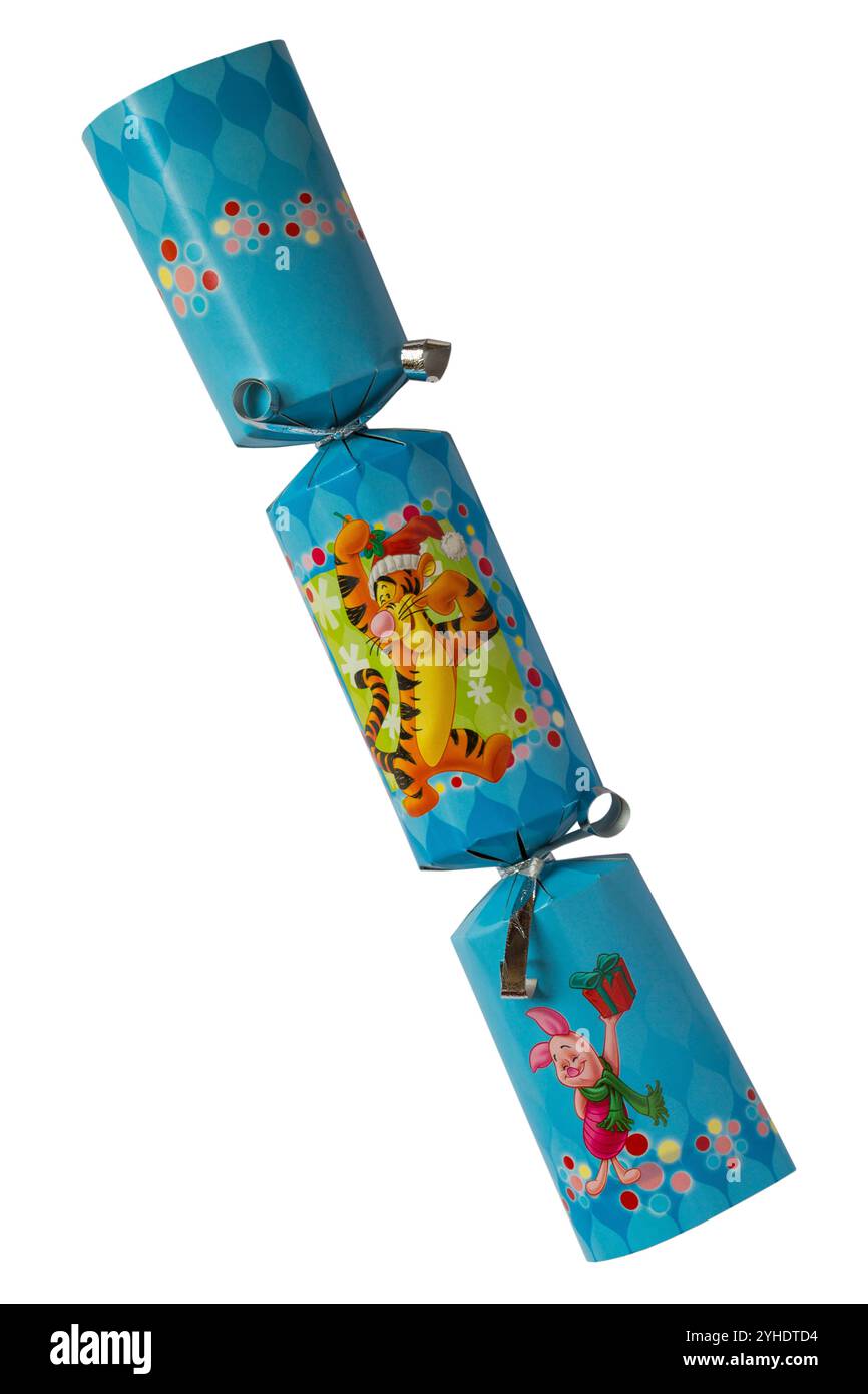 Disney Christmas cracker with Tigger on isolated on white background ...