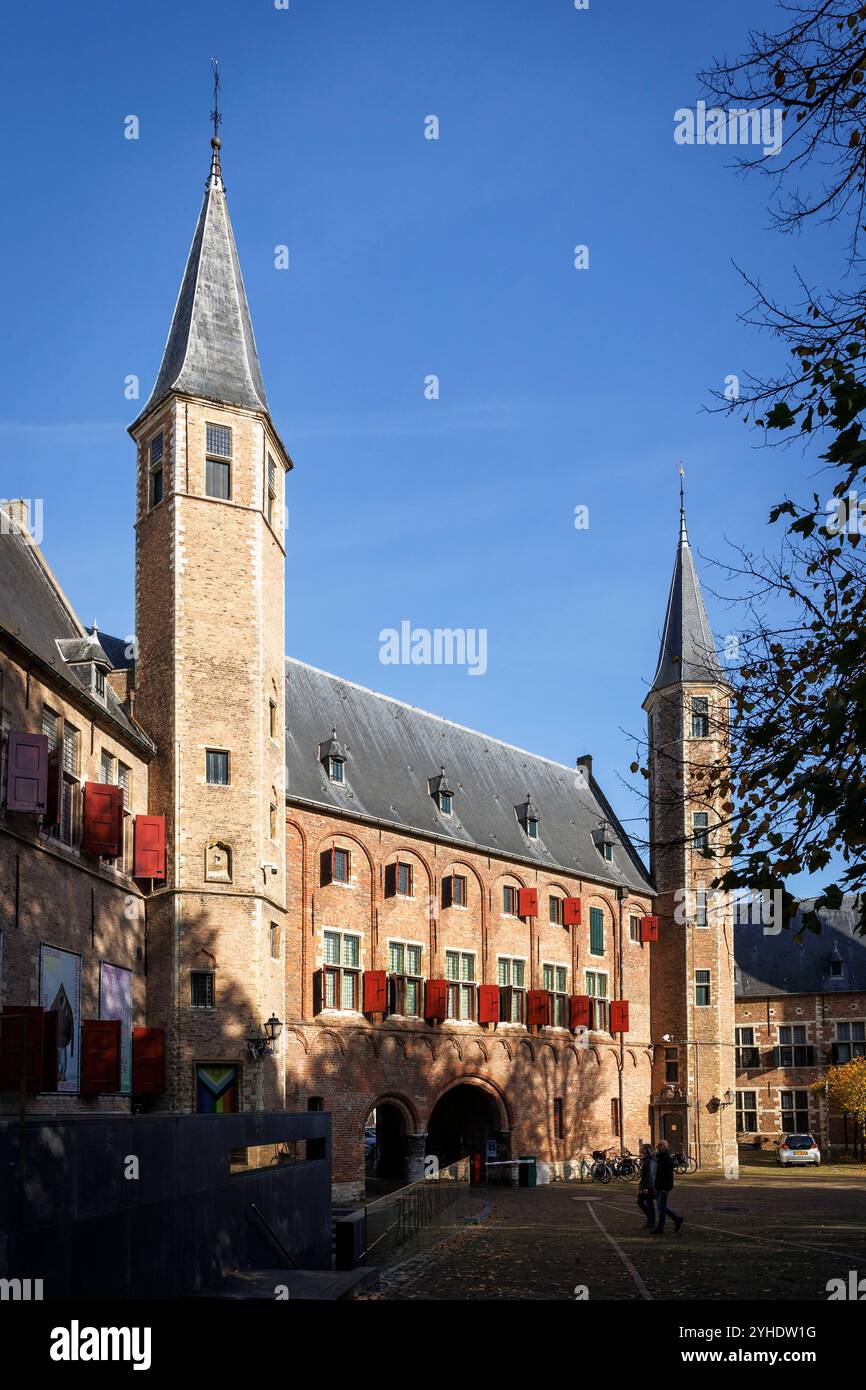 Middelburg, the Zeeuws Museum (Zeeland Museum) in the medieval abbey ...