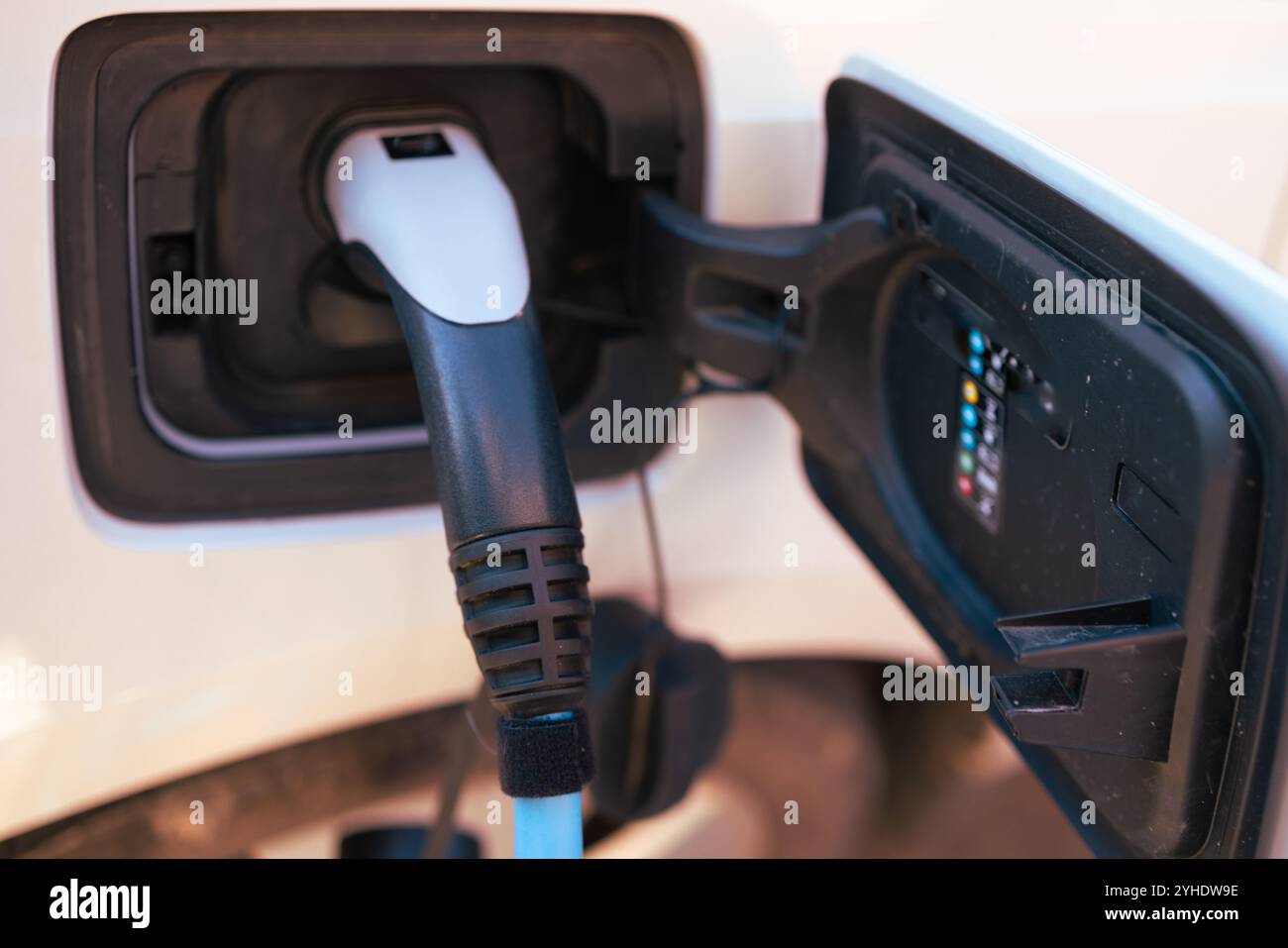 Close-Up of Electric Vehicle Charging Connector Stock Photo - Alamy
