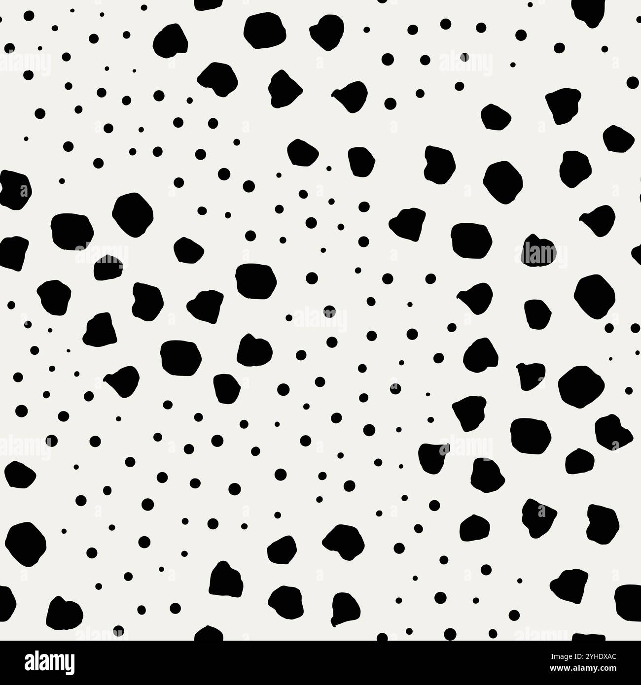 Vector dotted background. Irregular, imperfect dot pattern. Groups of ...