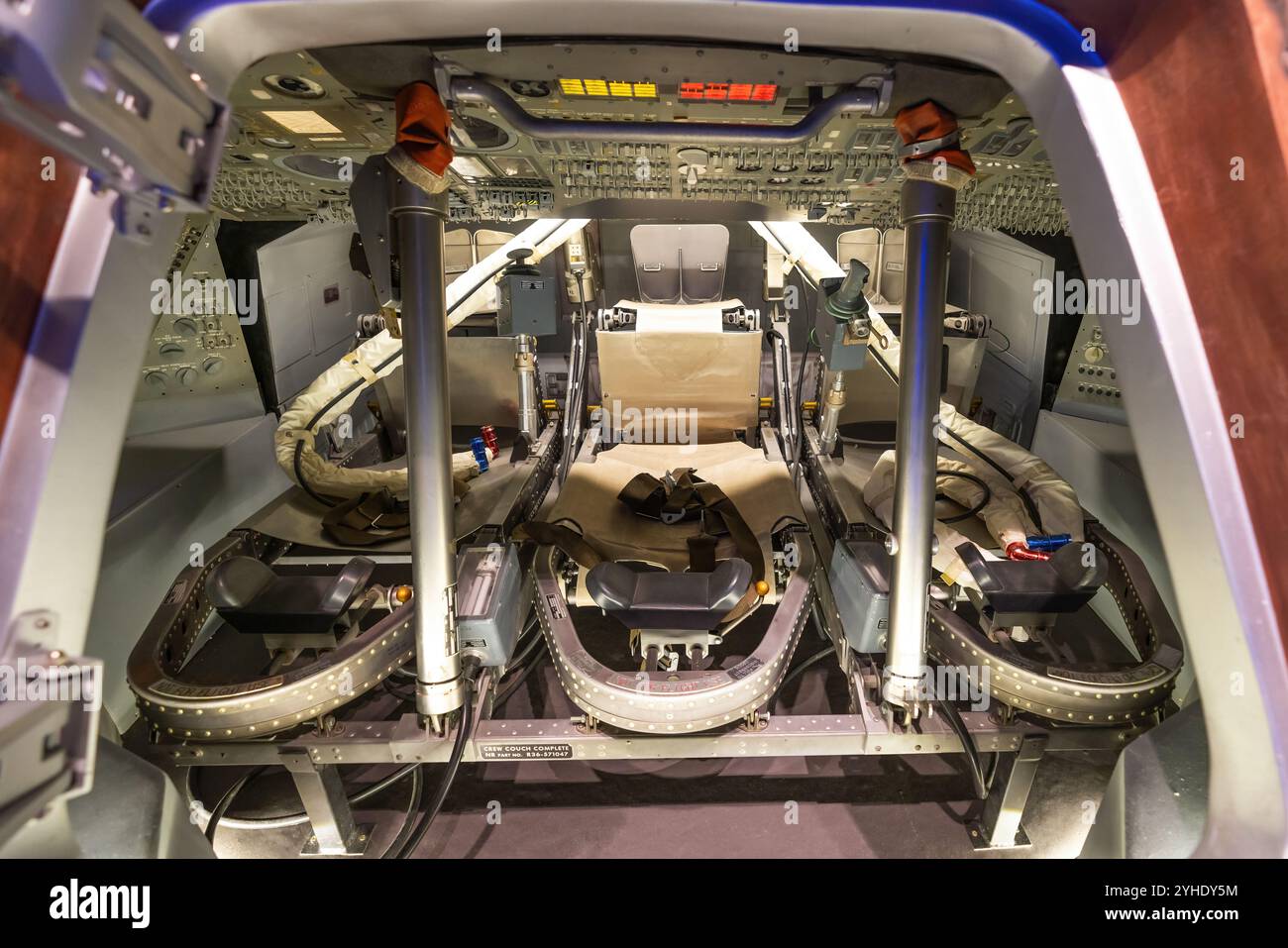 Interior of Apollo Command Module at Space Adventure - NASA Experience ...