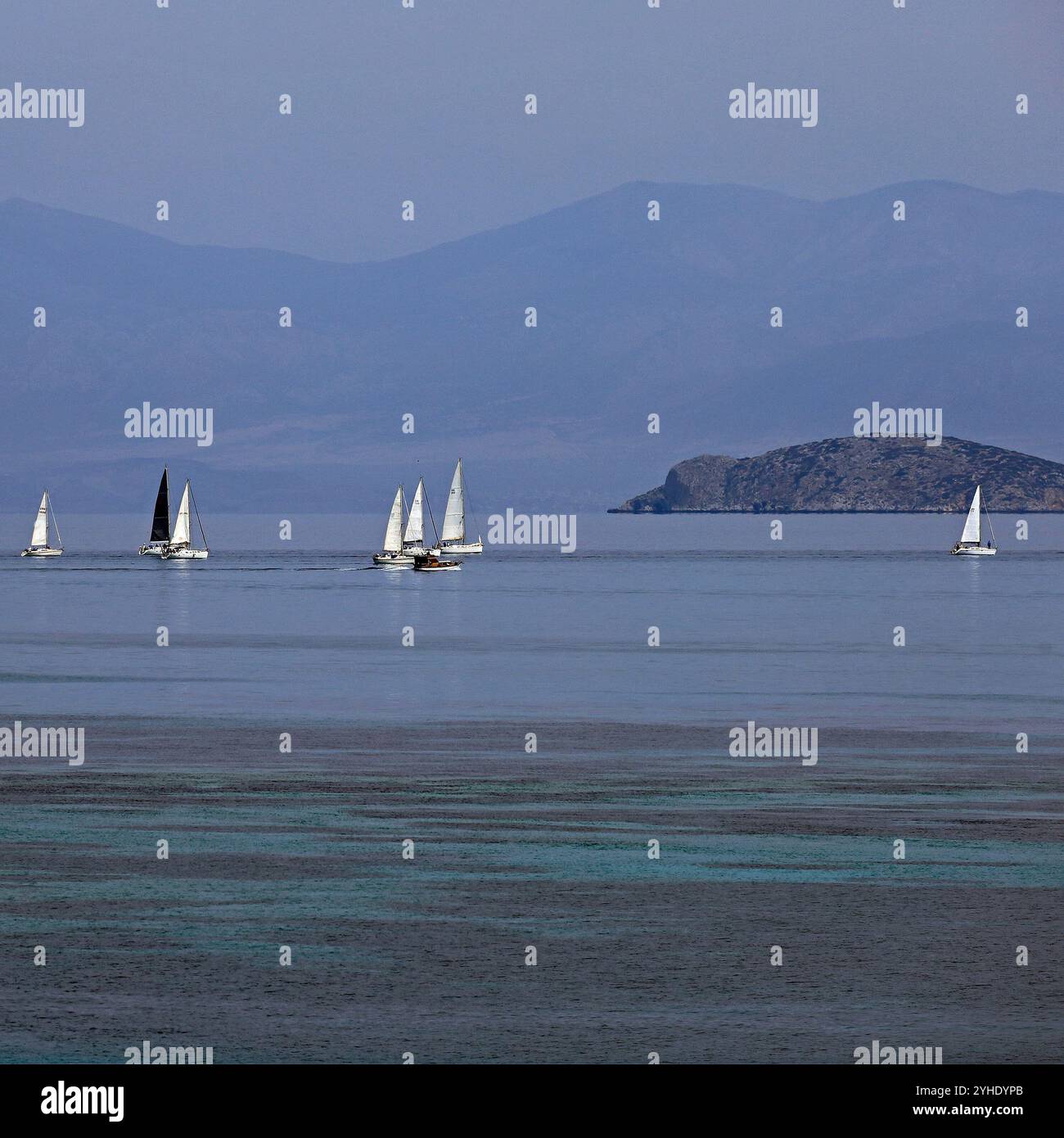 Group ships sailing near coast hi-res stock photography and images - Alamy