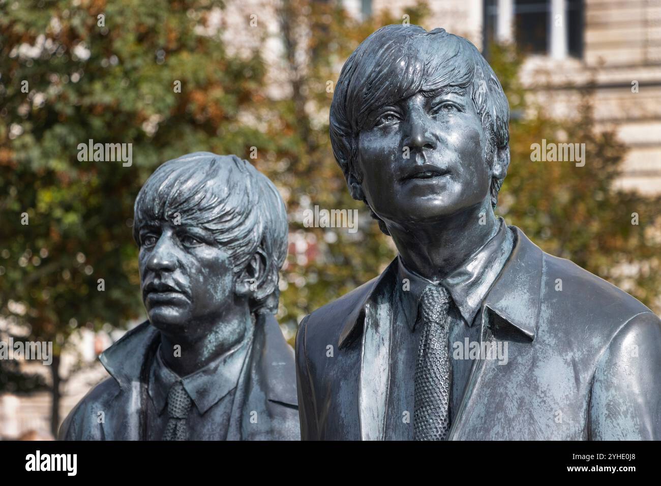 Statues of The Beatles, Liverpool, England, UK Stock Photo - Alamy