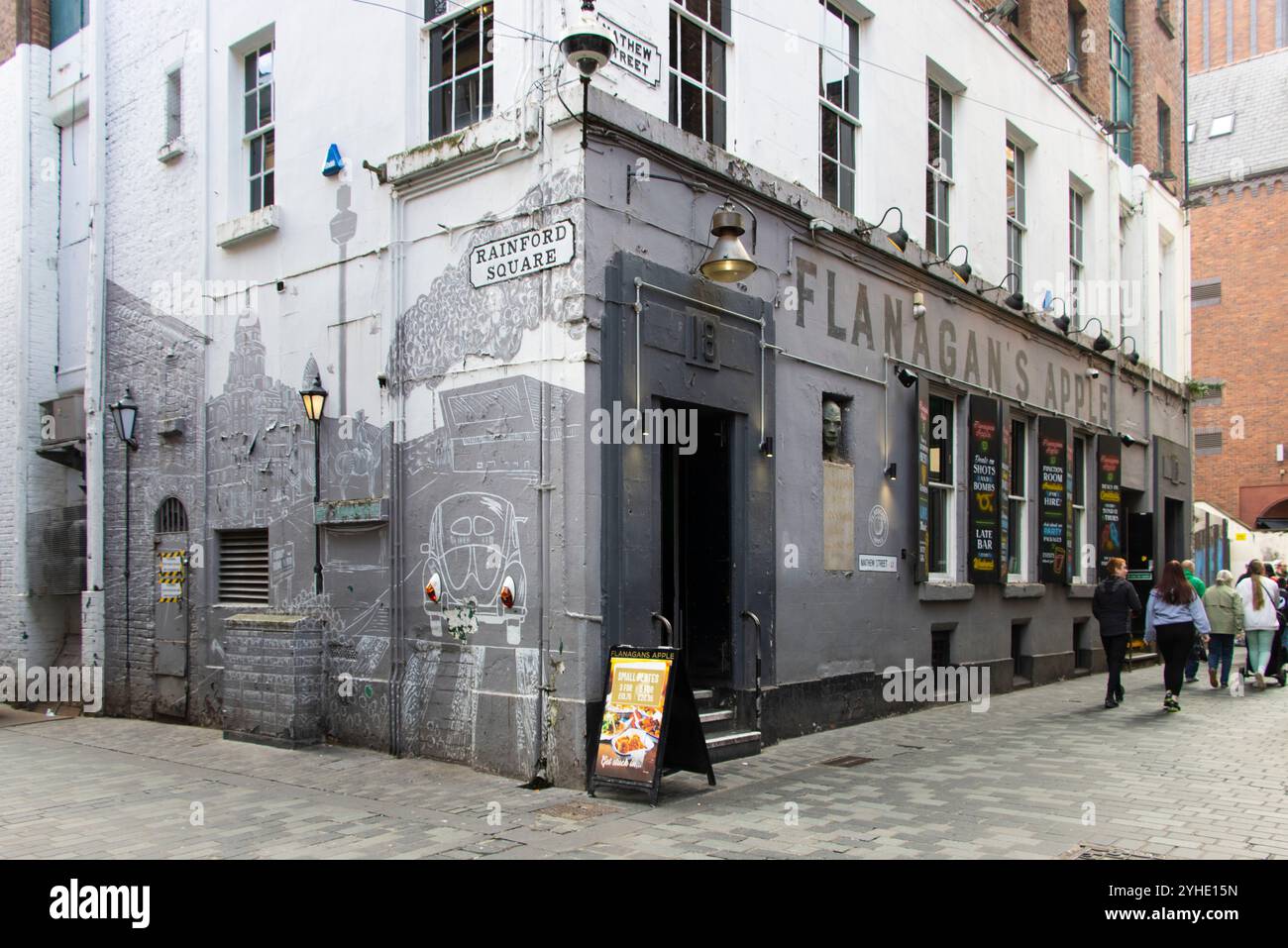 VW Beetle, Street Art Rainford Square,The Beatles, Liverpool, England ...