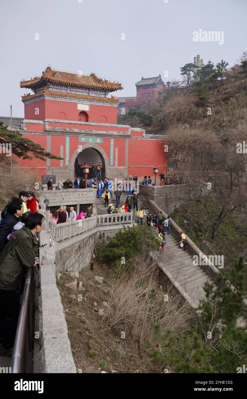 Mt. Taishan, Taian, Shandong province, China, Asia Stock Photo - Alamy