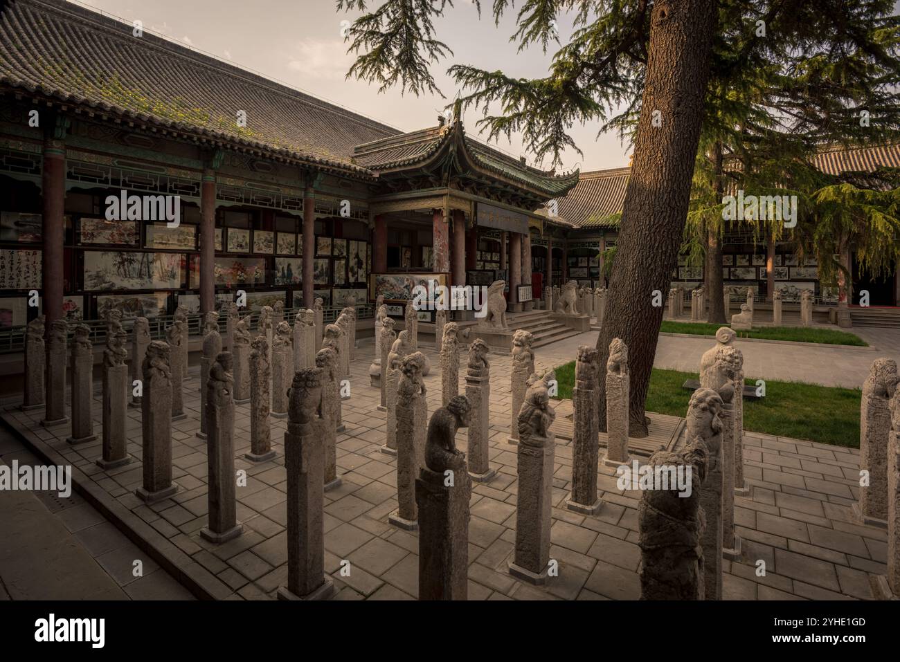 The Stele Forest or Beilin Museum in Xi'an, Shaanxi Province, China ...