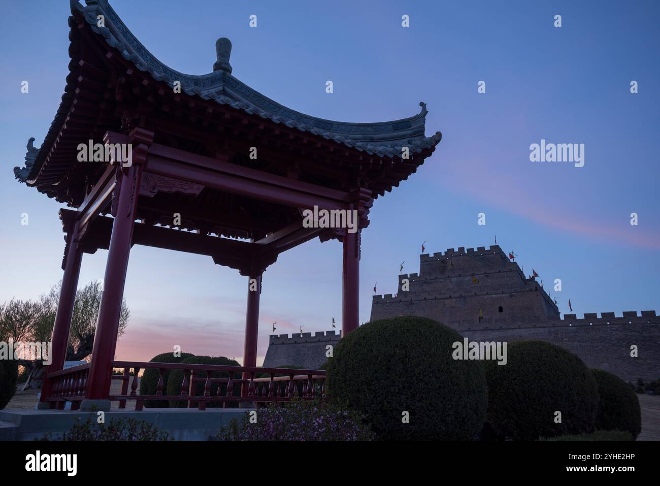 Zhenbeitai Tower of the Great Wall, Yulin, Shaanxi Province, China ...