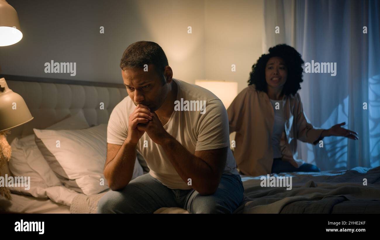 Mad displeased partners screaming hi-res stock photography and images ...