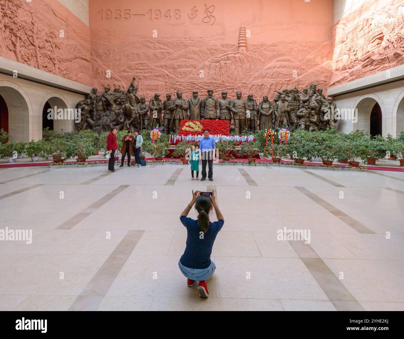 Yanan Revolutionary Memorial Hall, Yan'an, Shaanxi Province, China ...