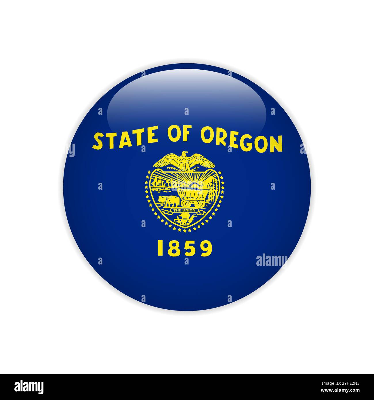 State of oregon banner Stock Vector Images - Alamy