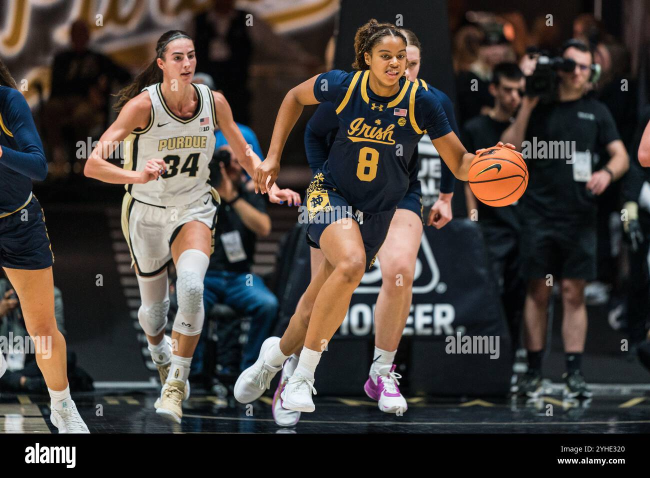 November 10, 2024, West Lafayette, Indiana, USA: CASSANDRE PROSPER (8 ...