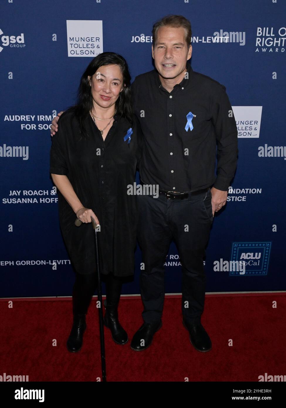 November 10, 2024, Beverly Hills, California, USA: Amanda Fairey and ...