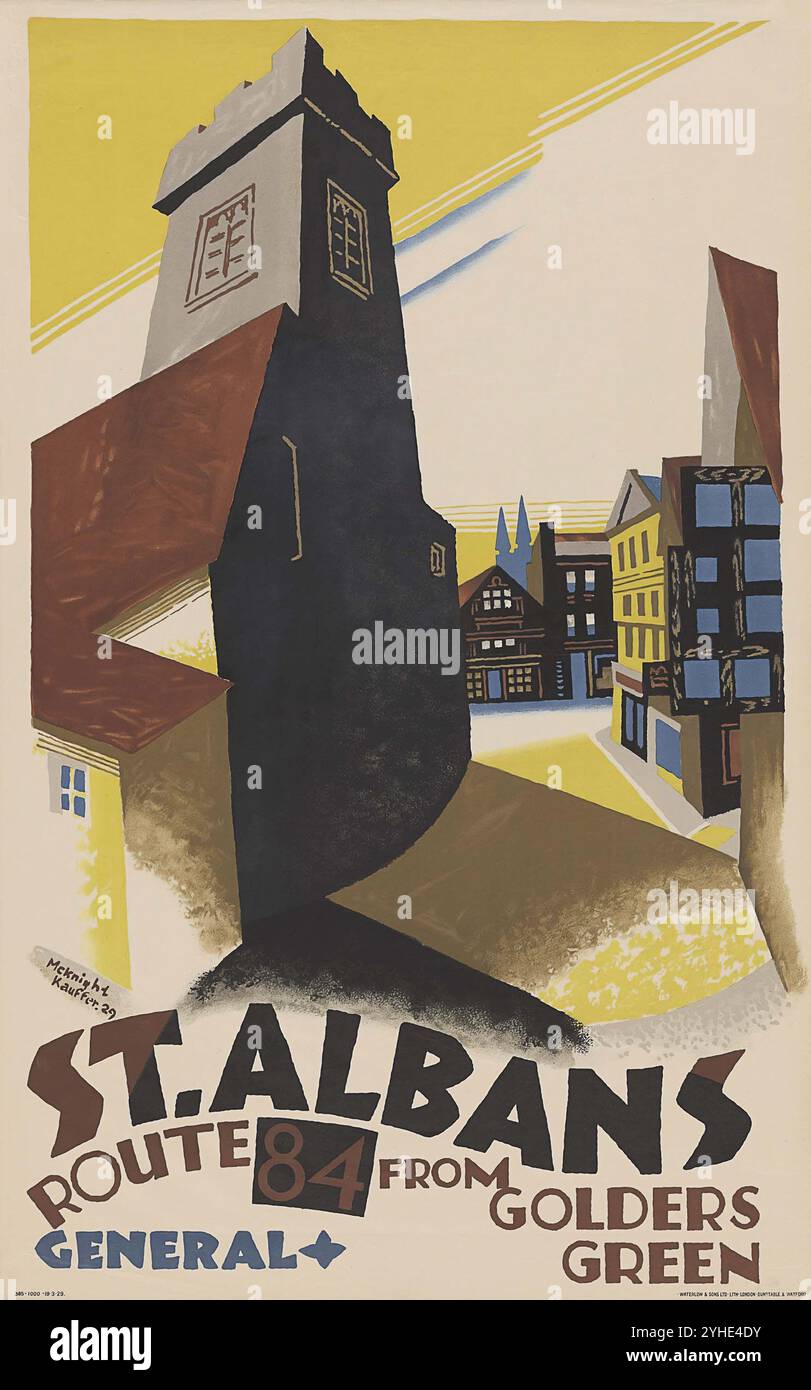 Vintage poster bus hi-res stock photography and images - Alamy