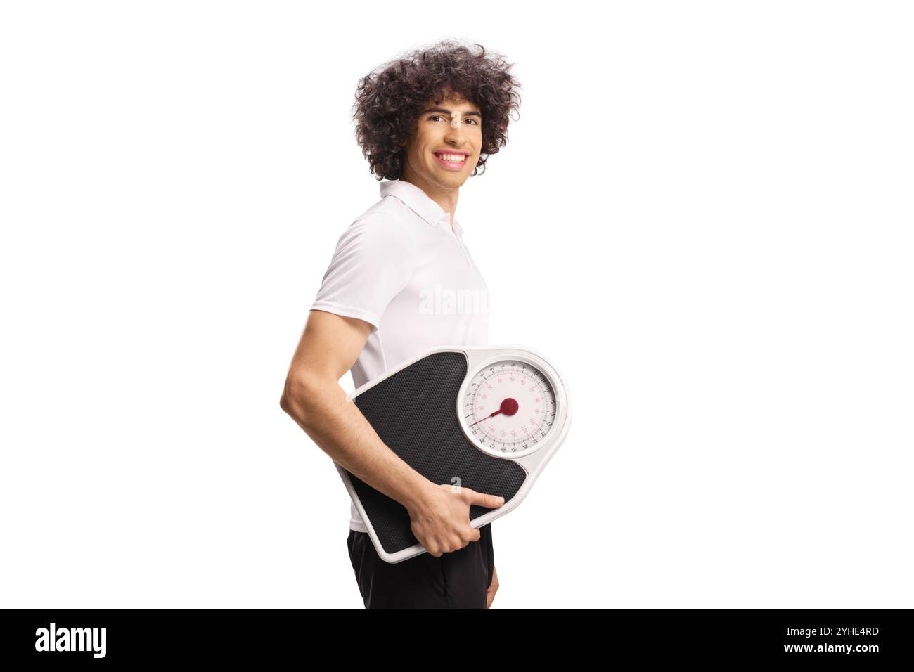 Healthy young man holding hi-res stock photography and images - Alamy