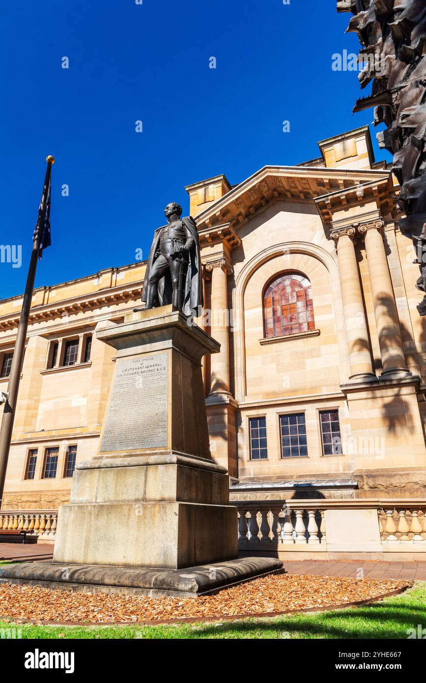 The statue of Lieutenant General Sir Richard Bourke in Sydney ...