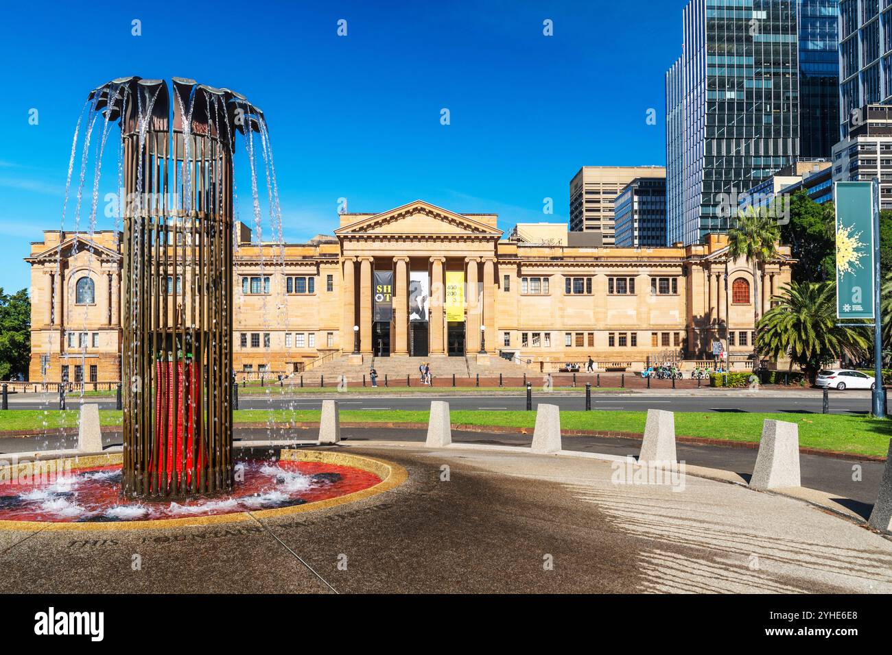 Building of Public State Library of New South Wales in Sydney. It holds ...