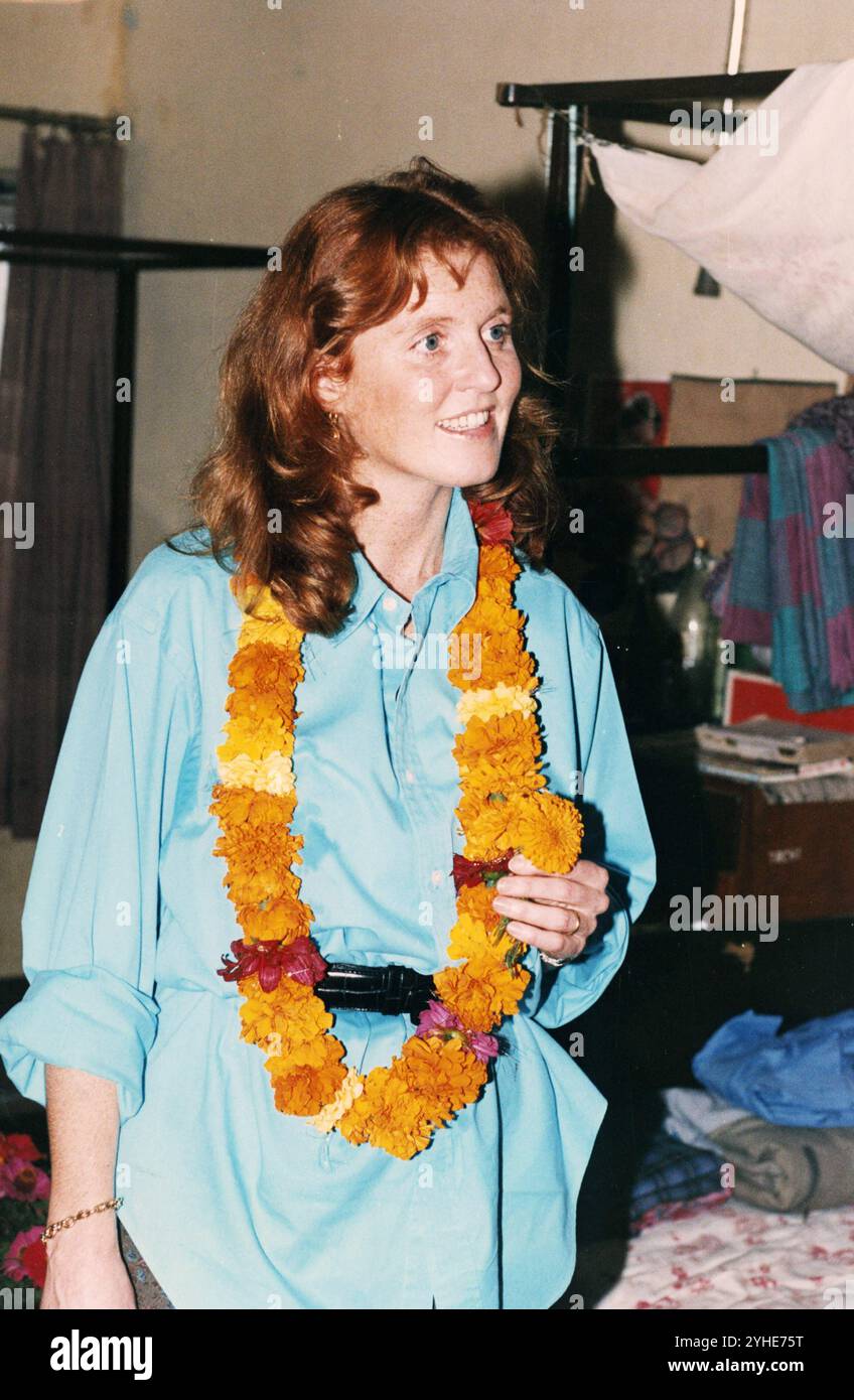 12 Ottobre 1993 Nepal Archivio Storico Olycom/LaPresse Sarah, duchessa ...