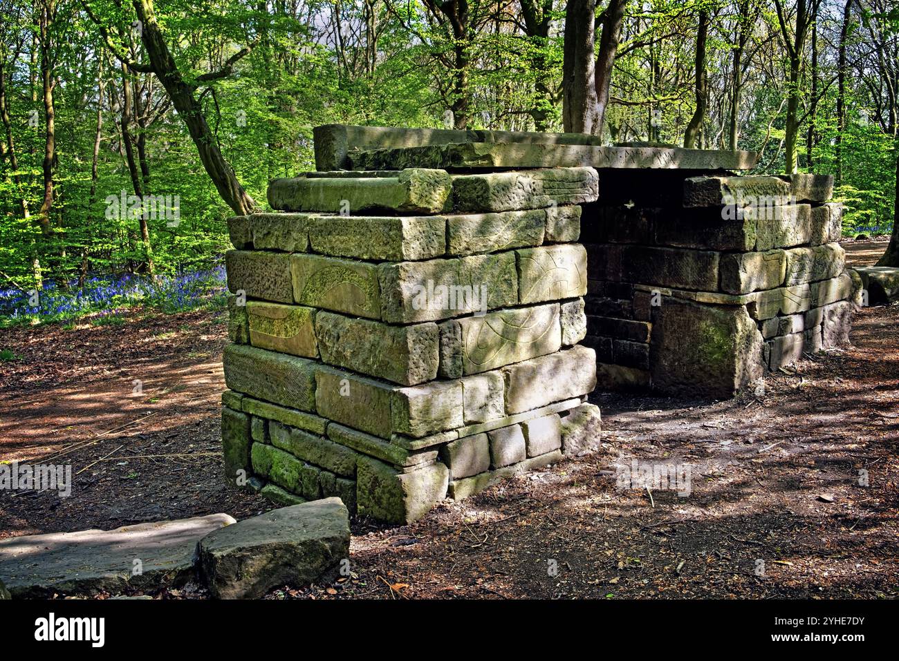 UK, South Yorkshire, Sheffield, Woolley Wood, The Lost Gateway Stock ...