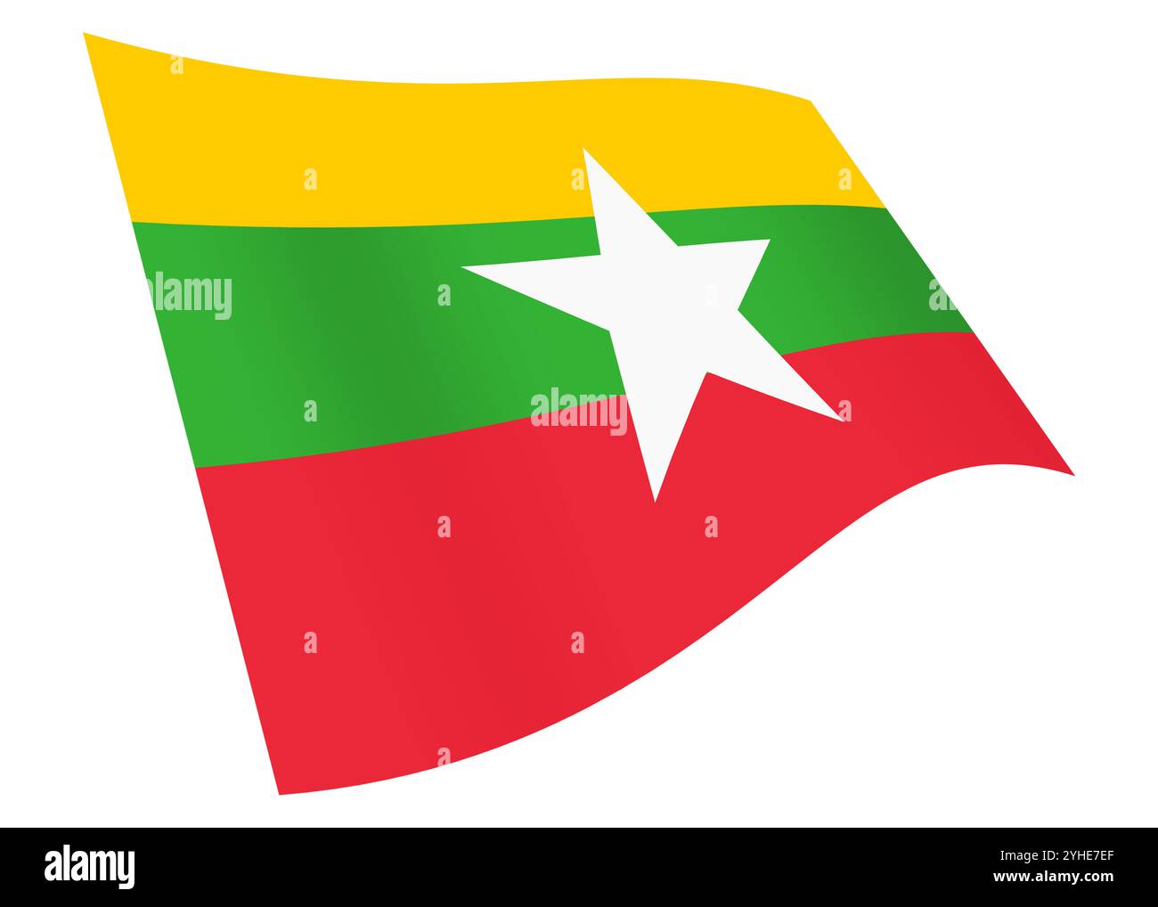 Union myanmar flag burma flag hi-res stock photography and images - Alamy
