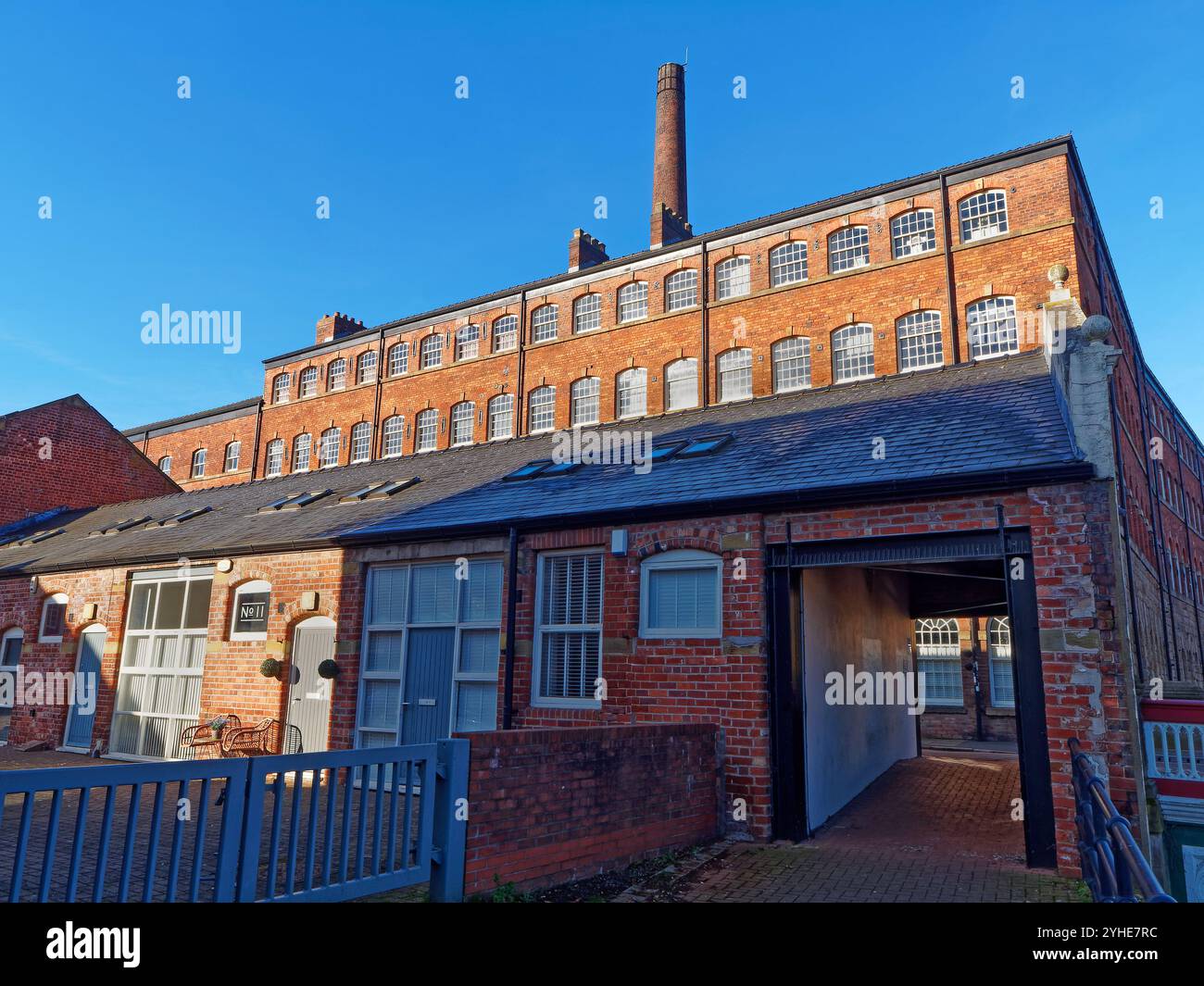 UK, South Yorkshire, Sheffield, Brooklyn Works and Cornish Place Stock ...