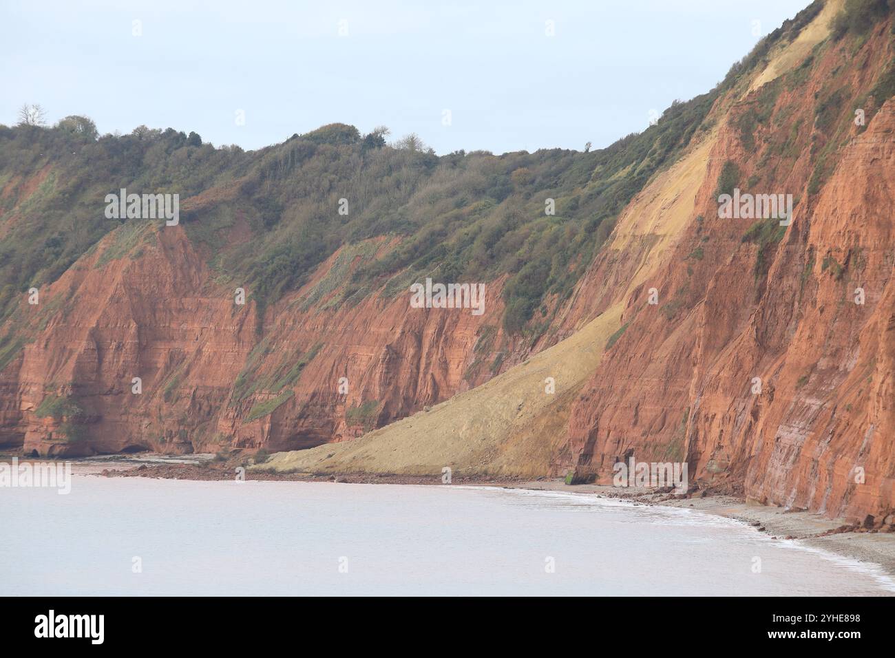 Huge sandstone cliff fall at Jacob's ladder beach October 2024 ...