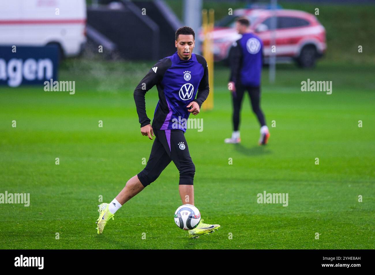 Felix Nmecha (Deutschland) am Ball, GER, Training, DFB Fussball Herren ...
