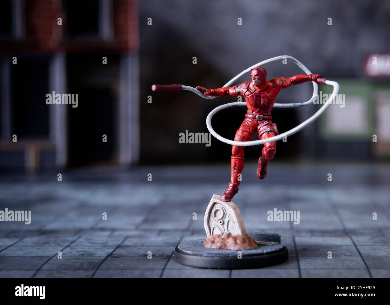 Daredevil, Marvel Crisis Protocol figure, still life © Clarissa Debenham (Film Free Photography ...