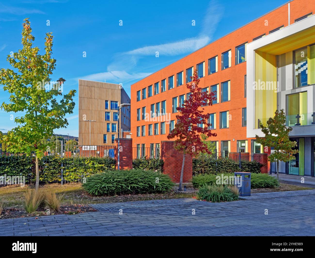 UK, South Yorkshire, Oasis Academy Don Valley Stock Photo - Alamy