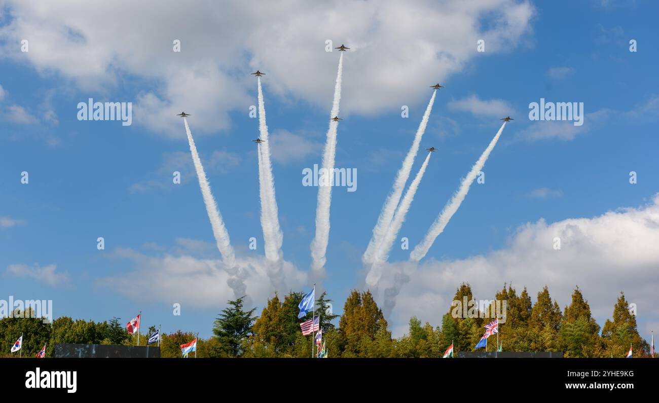Busan, South Korea. 11th Nov, 2024. South Korean Air Force's Black ...