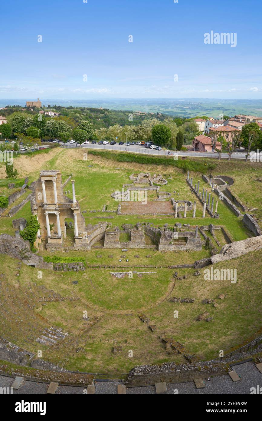 Italy, Tuscany, Volterra, Roman Theatre Stock Photo - Alamy