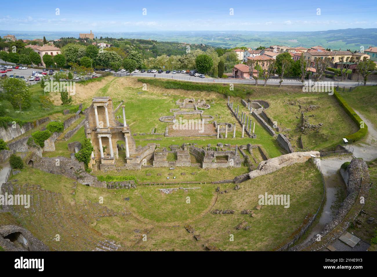 Italy, Tuscany, Volterra, Roman Theatre Stock Photo - Alamy
