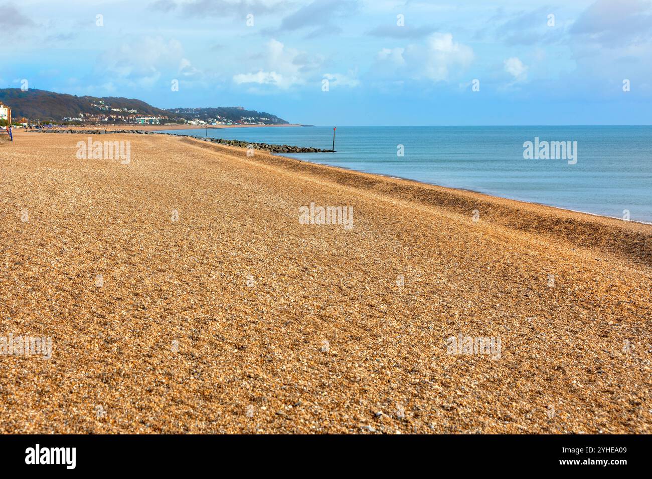 A deserted Hythe beach along West Parade Stock Photo - Alamy