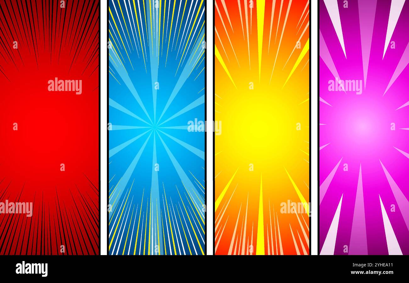 Blank Comic abstract background. vector illustration Stock Vector Image ...