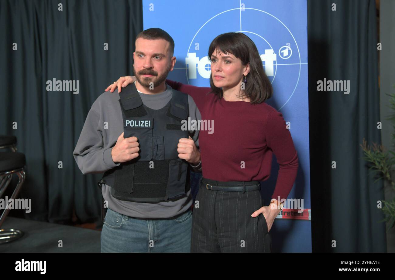 Deutschland, Frankfurt, 11.11.2024 Das neue Ermittlerteam Tatort ...
